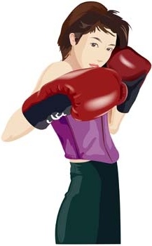 Boxing sport vector 2 Vectors graphic art designs in editable .ai .eps ...