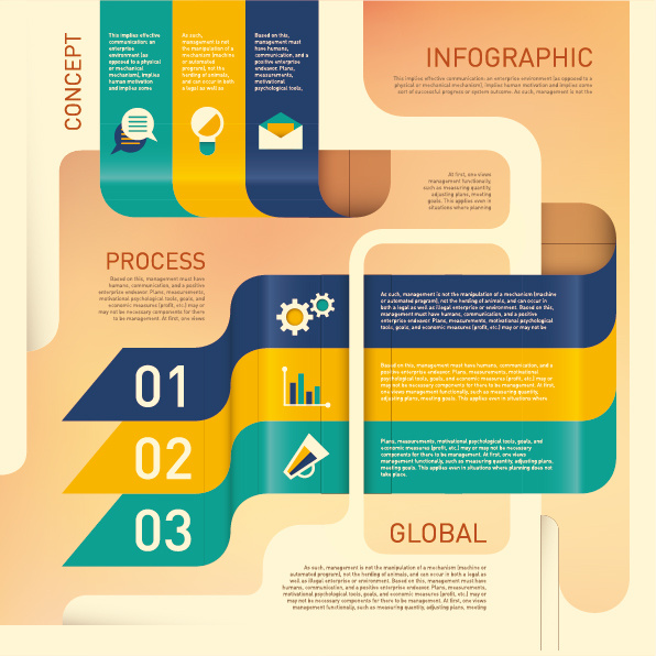 Business infographic creative design08 Free vector in Encapsulated ...