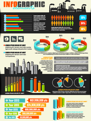 Business infographic creative design1 Vectors graphic art designs in ...