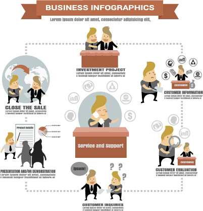Business infographic creative design75 Vectors graphic art designs in ...
