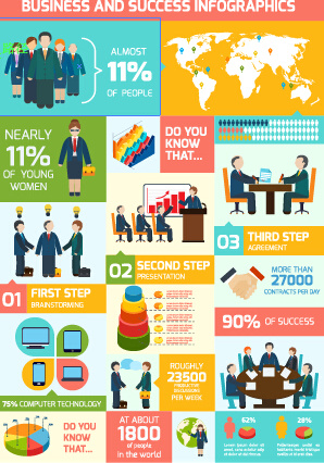 Business infographic creative design96 Vectors graphic art designs in ...