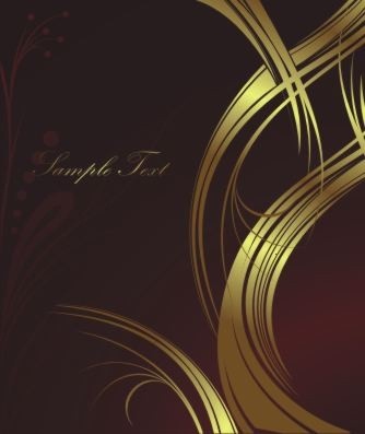 European gold pattern vector Vectors graphic art designs in editable ...