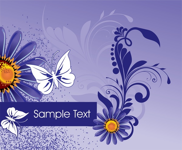 Floral background vector Vectors graphic art designs in editable .ai ...