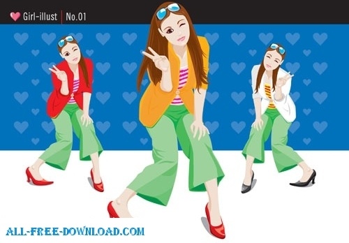 Free fashion vector 334 Vectors graphic art designs in editable .ai ...