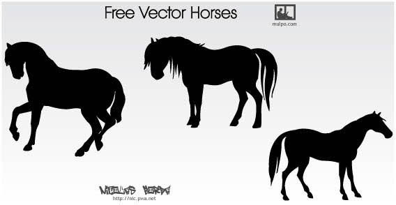 Free vector horse Vectors graphic art designs in editable .ai .eps .svg ...