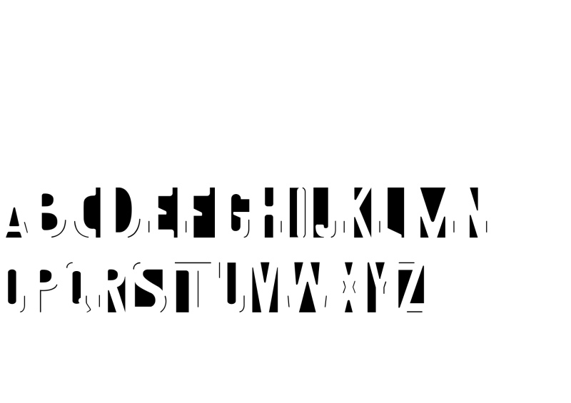 Decorative label font free download