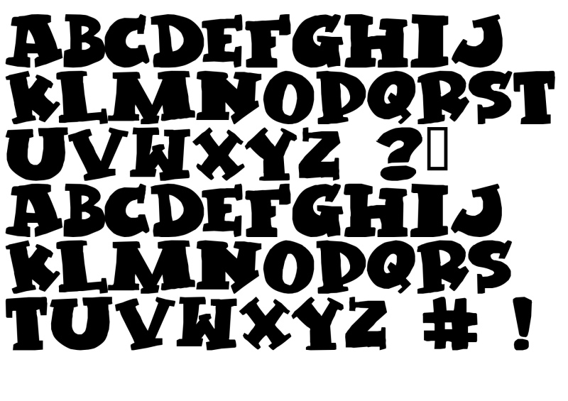 Tom jerry cartoon clipart font free download 1,345 truetype .ttf ...