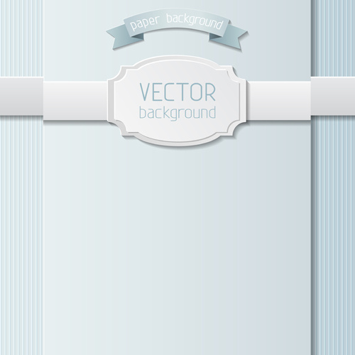 Paper ribbon with labels background vector Vectors graphic art designs ...
