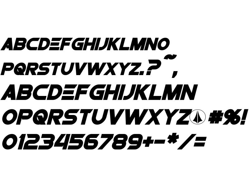 Sci fi public domain font free download