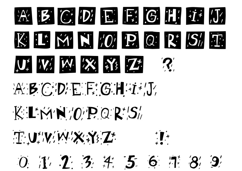 Decorative numbers font free download