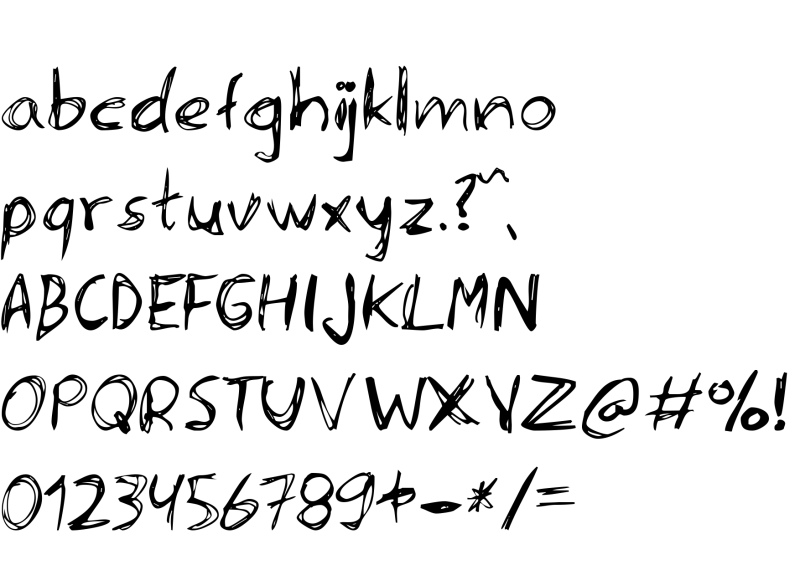 Trash butterfly font free download