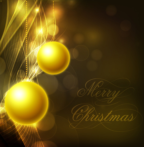 Shiny xmas decorations design vector Vectors graphic art designs in ...