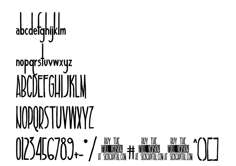 Tall Font Free Download