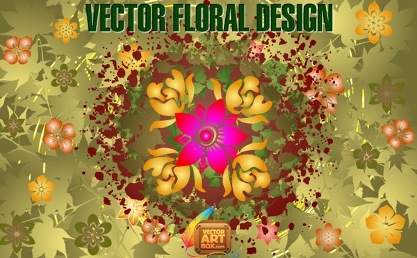 Vector Floral Design Vectors graphic art designs in editable .ai .eps ...