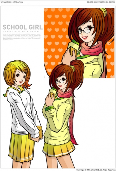 Vector girl vector Vectors images graphic art designs in editable .ai ...