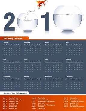 2020 calendar templates wild animals icons decor Free vector in Adobe ...