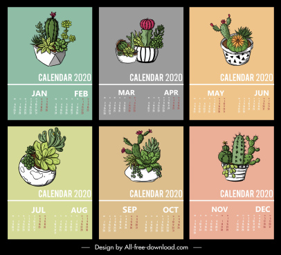 Coreldraw monthly calendar template free vector download (31,924 Free ...