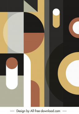 Abstract mosaic header colorful vector design Free vector in ...