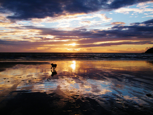 Sunset pendine sands wales Free stock photos in JPEG (.jpg) 2816x2112 ...