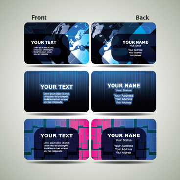 Futuristic id card free vector download (14,464 Free vector) for ...