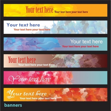 Signboard banner template colorful 3d design Free vector in ...