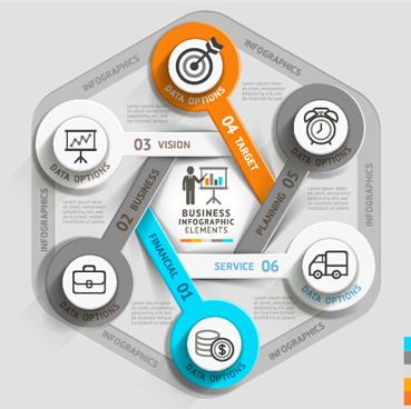 Business infographic creative design19 Free vector in Encapsulated ...