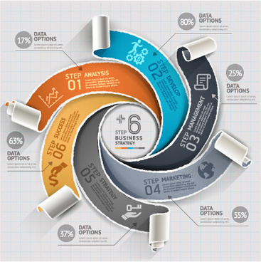 Business infographic creative design54 Free vector in Encapsulated ...