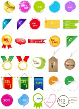 Cartoon food illustration stickers vector Free vector in Encapsulated ...