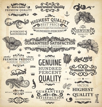 European gorgeous classic lace pattern vector 3 Free vector in ...