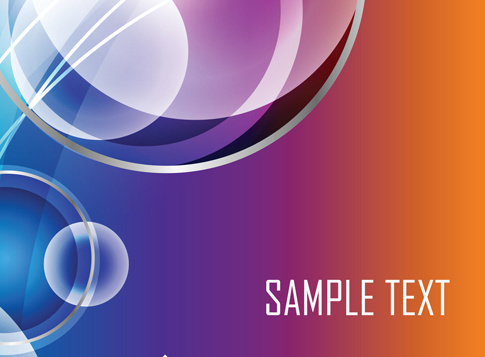 Colored gradual change with abstract background vector Free vector in ...