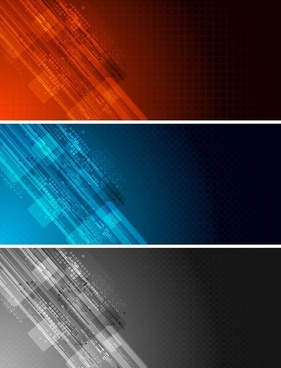 Color banners Free vector in Adobe Illustrator ai ( .ai ) vector ...