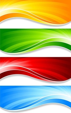 Color banners Free vector in Adobe Illustrator ai ( .ai ) vector ...