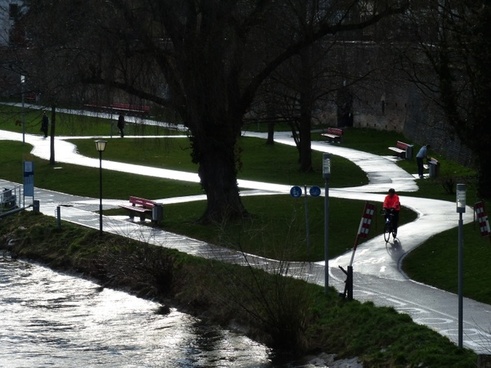 Cycle path cycle path network streets Free stock photos in JPEG (.jpg ...