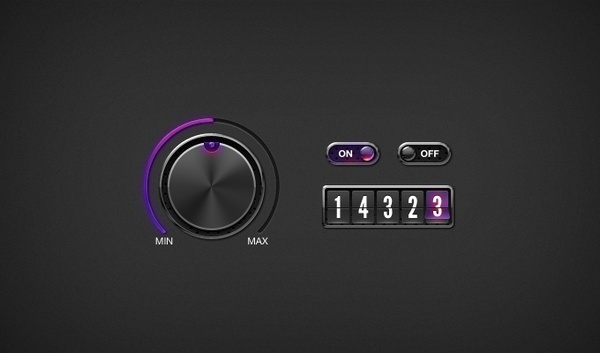 Dark UI Element Set Free psd in Photoshop psd ( .psd ) file format format for free download 4.43MB