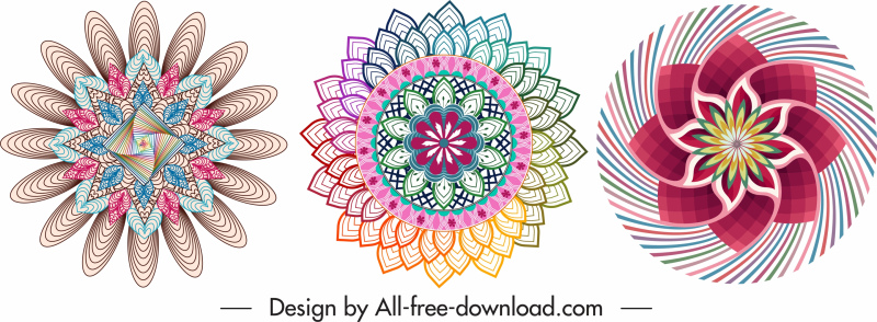 Commonly used decorative pattern 1 Free vector in Encapsulated ...