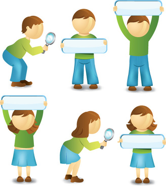Morning Stick People Clip Art