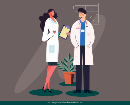 FEMALE Vector Characters - .ai &.eps formats Free vector in Adobe ...