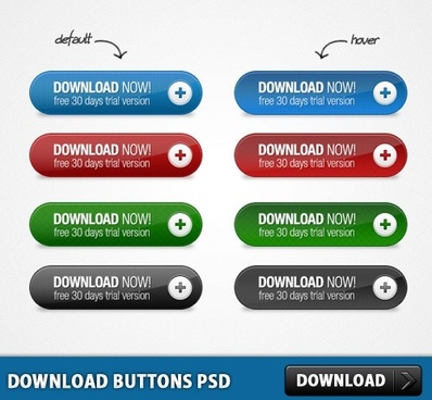 Blue Circular Download Button Free psd in Photoshop psd ( .psd ) file ...