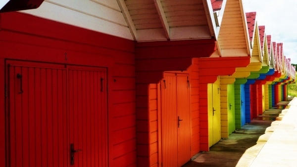 Dressing rooms on the beach Free stock photos in JPEG (.jpg) 3328x1872 ...
