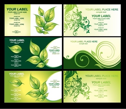 Nature theme card template free vector download (34,056 Free vector ...