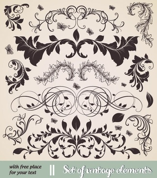 European gorgeous classic lace pattern vector 3 Free vector in ...