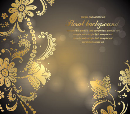 European style decorative pattern background vector Free vector in ...