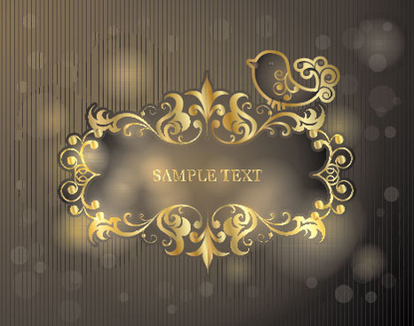 European style decorative pattern background vector Free vector in ...