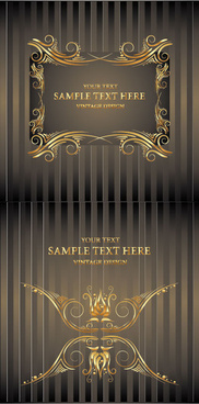 European style decorative pattern background vector Free vector in ...