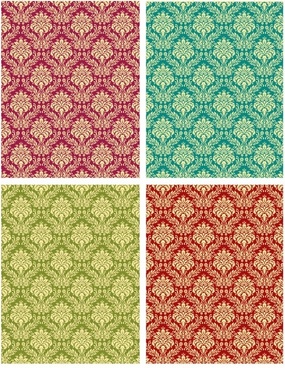 European gorgeous shading pattern vector 5 Free vector in Encapsulated ...