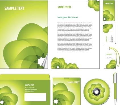 Green cover page design template free vector download (28,524 Free ...
