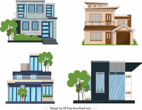 Modern building vector Free vector in Adobe Illustrator ai ( .ai ...