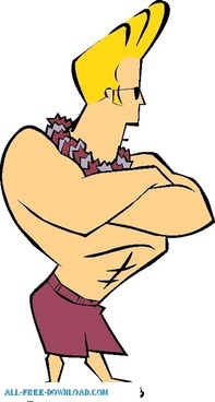 Johnny bravo 005 Free vector in Encapsulated PostScript eps ( .eps ...