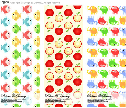 Lovely child elements background 7 vector graphic Free vector in Adobe ...