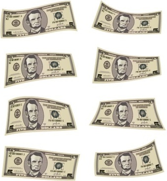 Money design elements creative vector graphics Free vector in ...